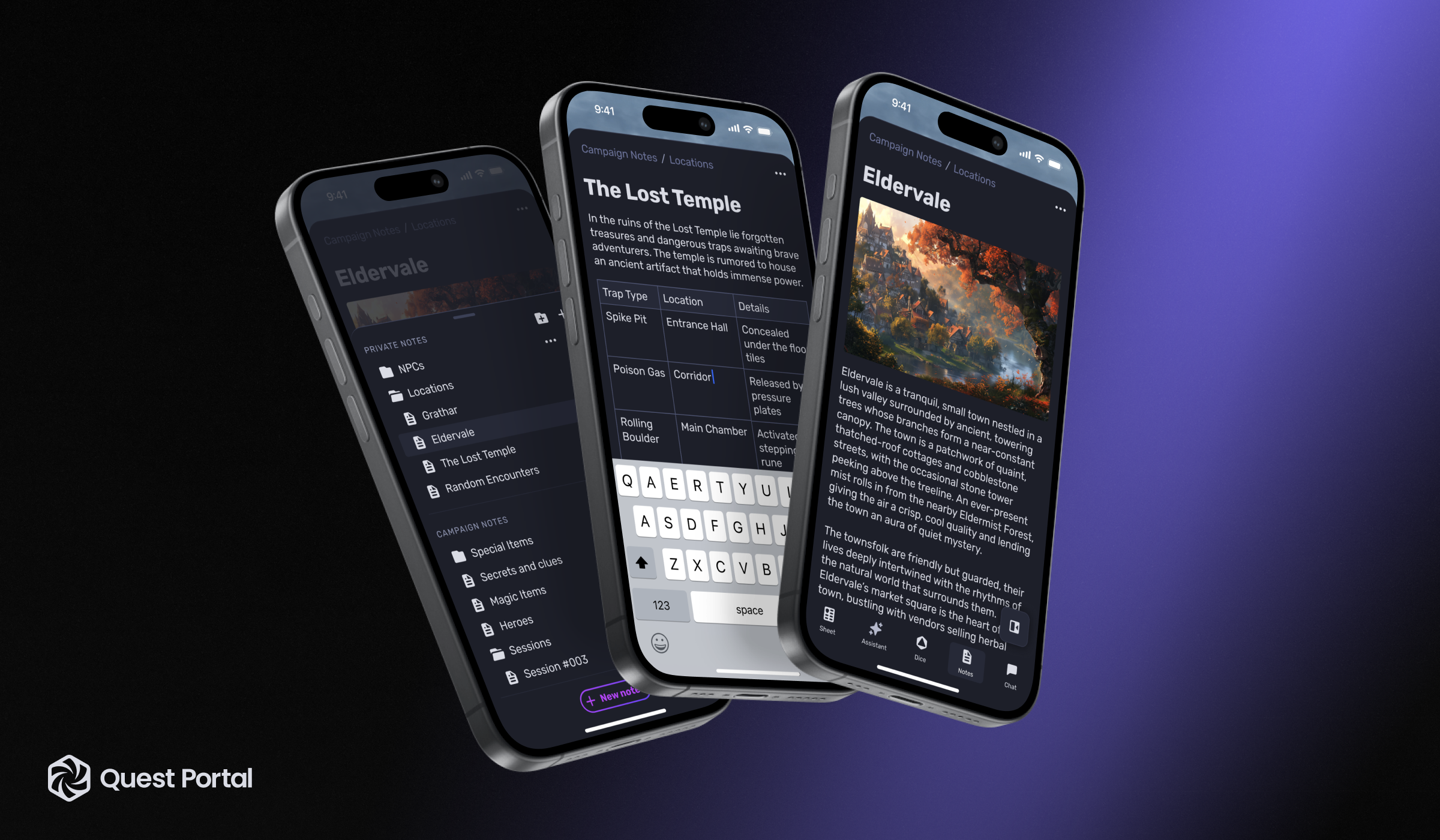 Mobile Notes - Quest Portal VTT