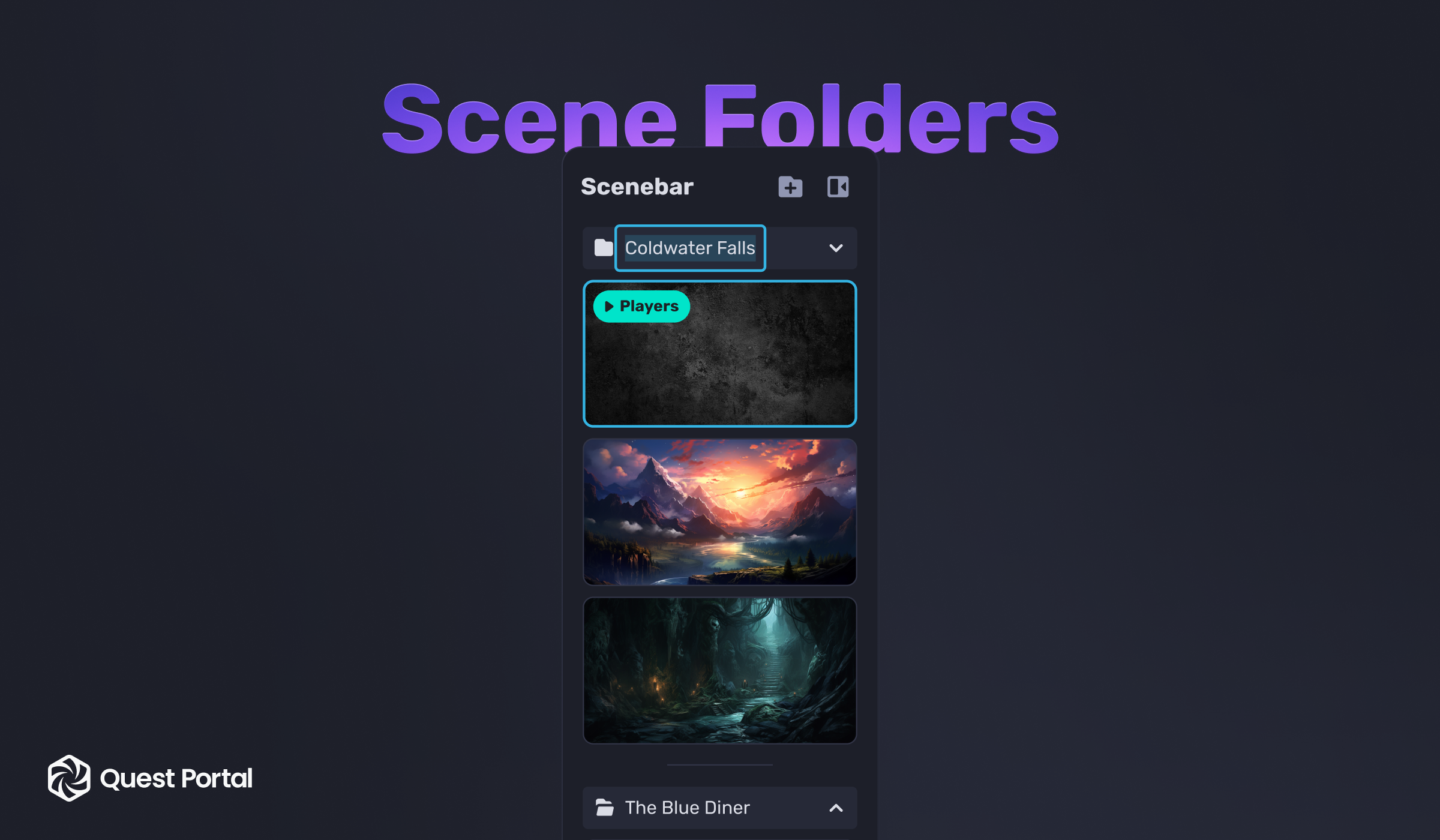 Scene Folders are here! - Quest Portal VTT